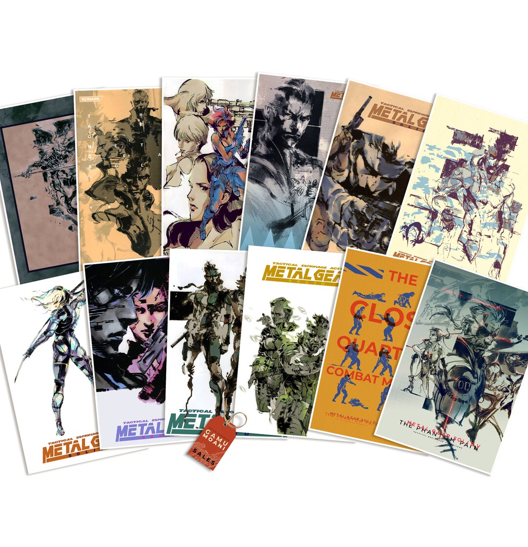 Metal Gear Solid, Metal Gear Solid Poster, Metal Gear Solid Poster Set ...