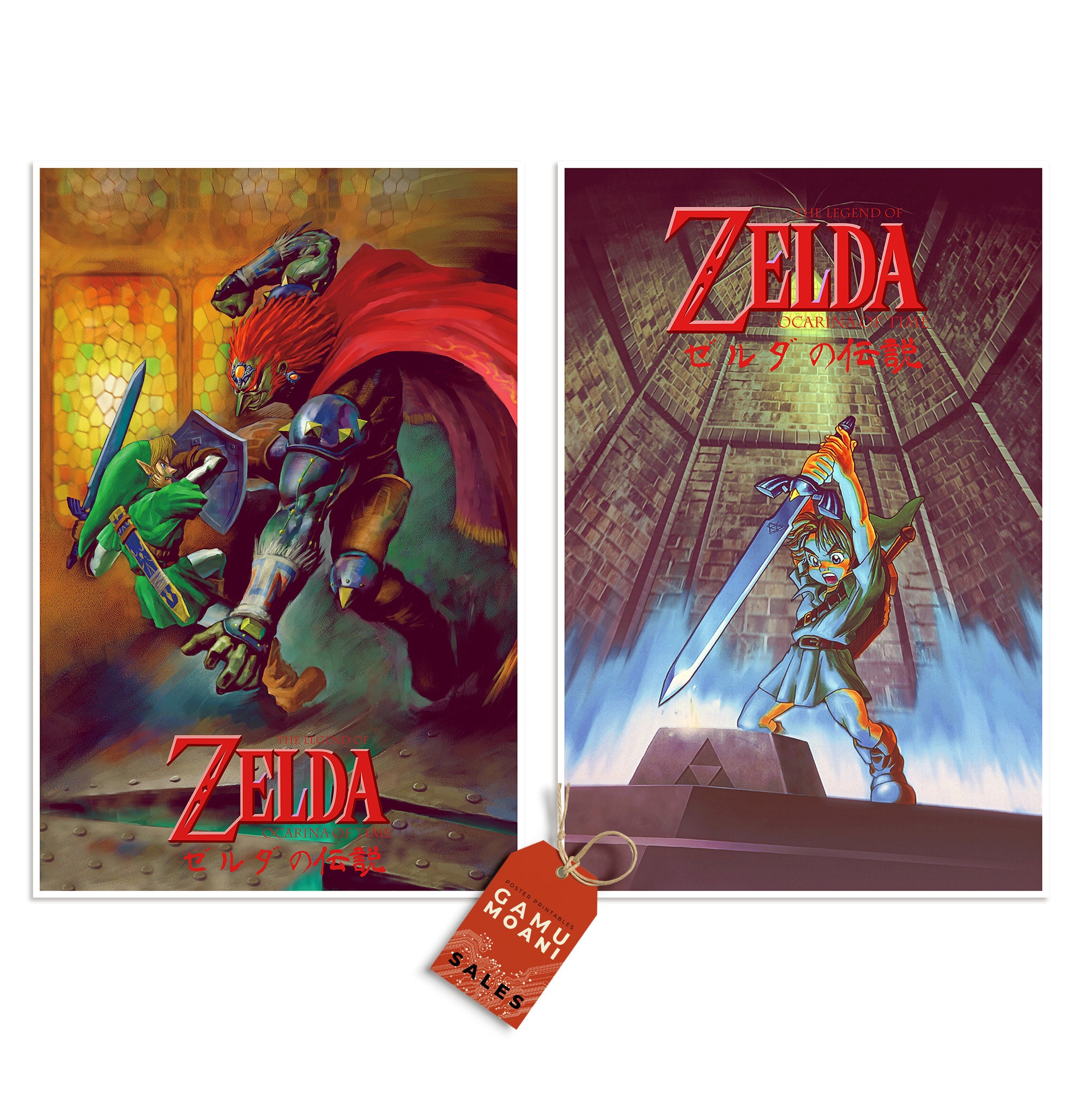 Zelda Poster Legend of Zelda Poster Ocarina of Time Poster - Etsy