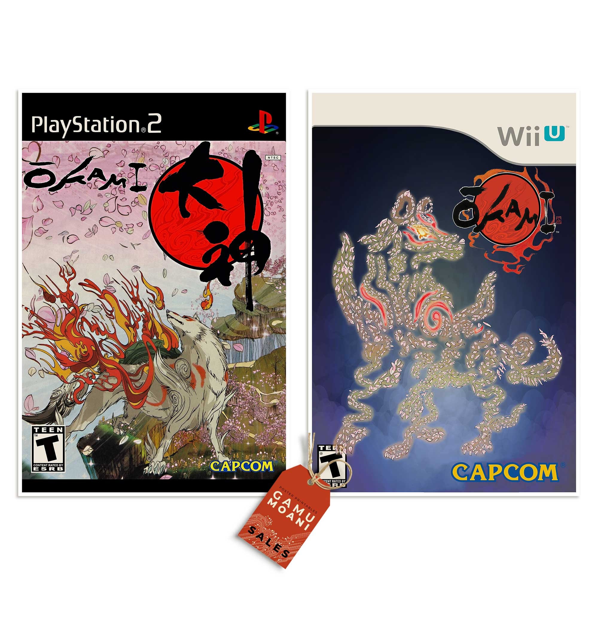 Okami, Okami Poster, Okami Poster Set of 12, Okami Printable Download ...