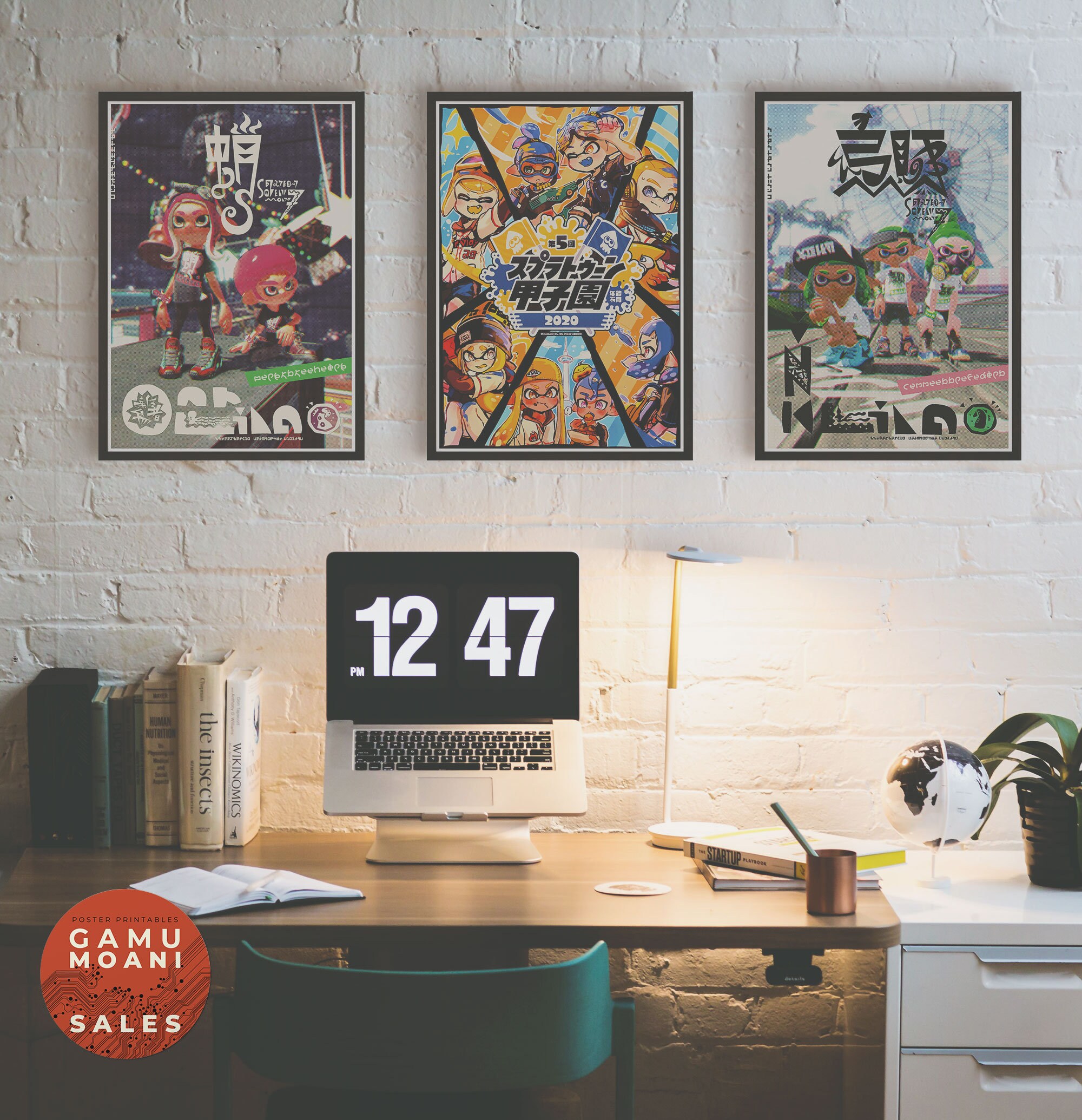 Splatoon Poster, Splatoon Splatfest Poster, Splatoon Poster Set of 3 ...