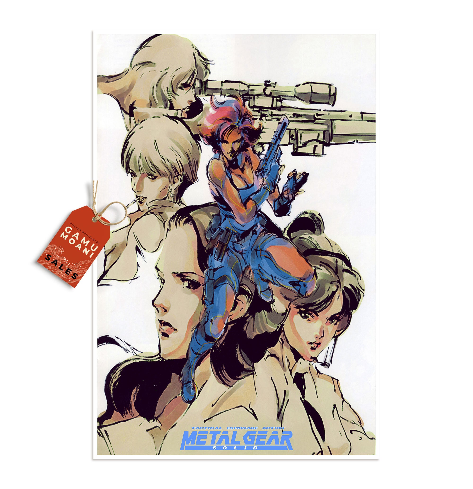 Metal Gear Solid, Metal Gear Solid Poster, Metal Gear Solid Poster Set ...