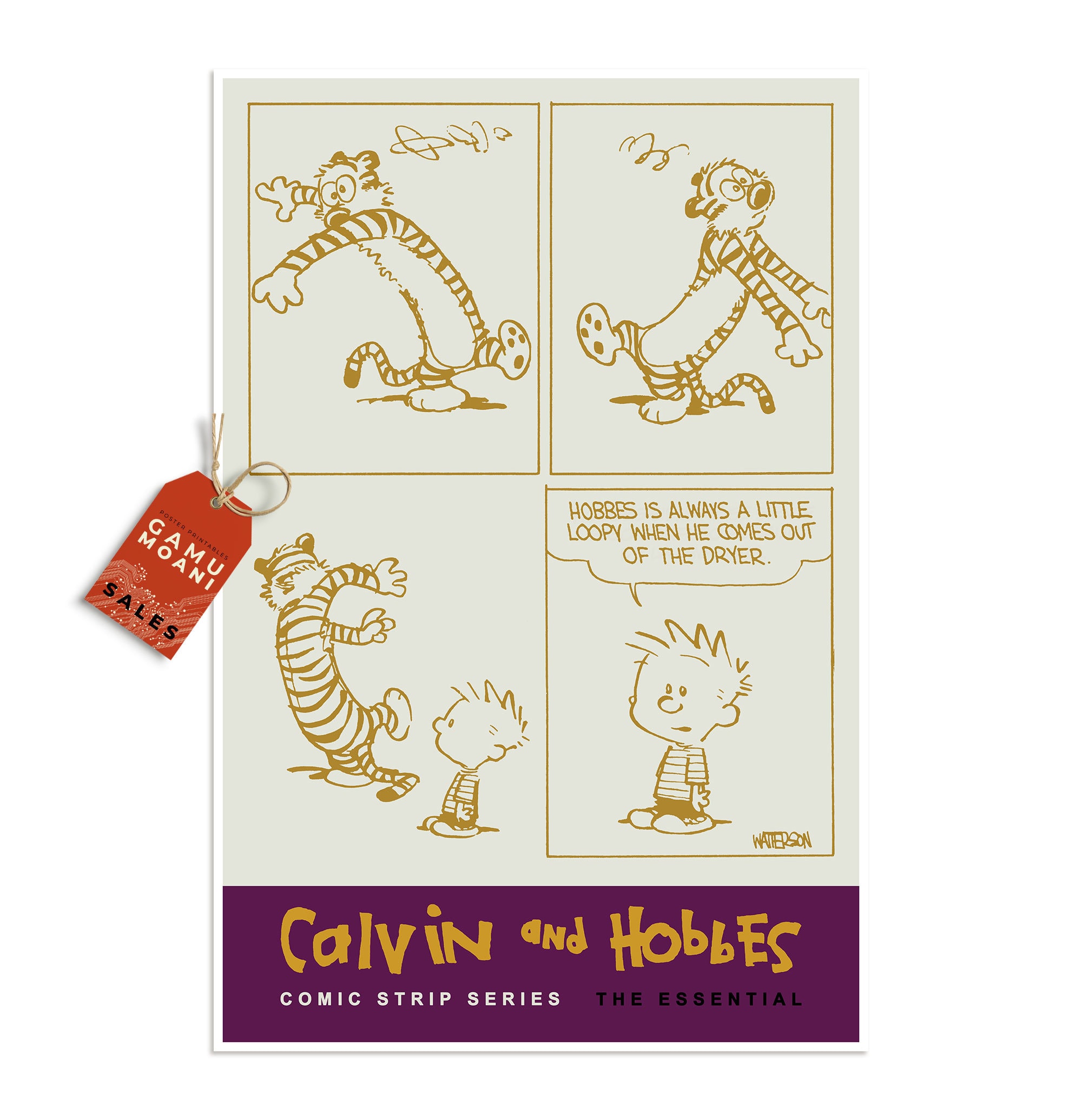 Calvin and Hobbes Art Print, Download Set of 3 Printable Posters - Etsy