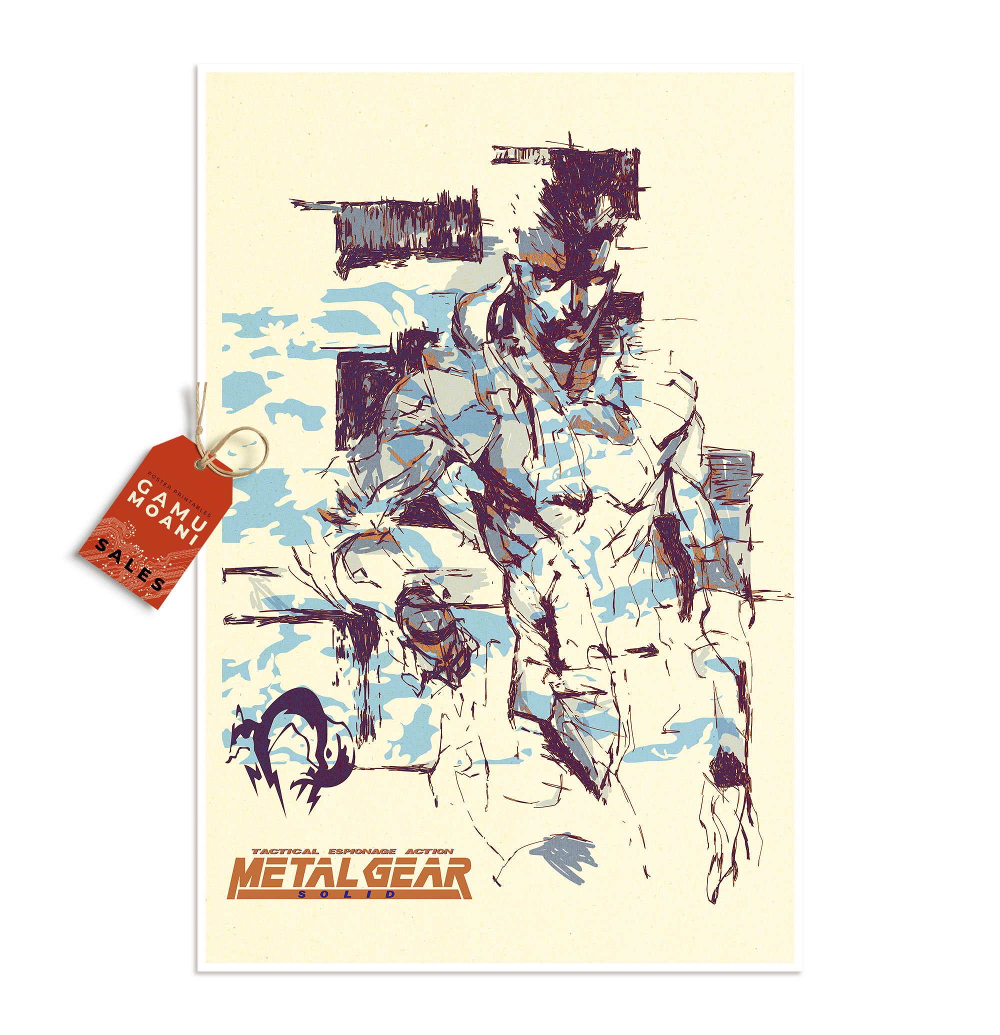 Metal Gear Solid, Metal Gear Solid Poster, Metal Gear Solid Poster Set ...
