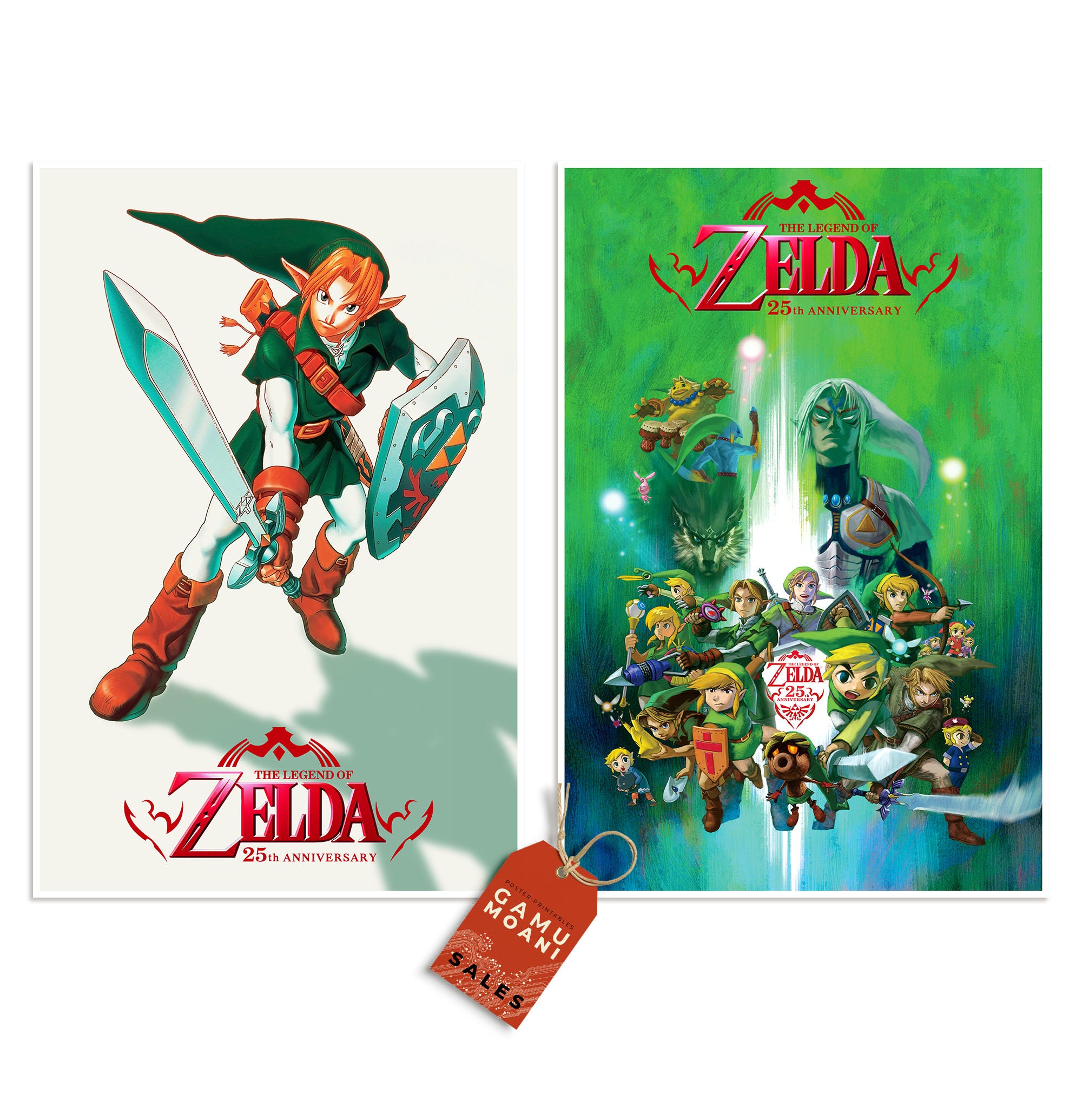 Zelda Poster Legend of Zelda Poster Ocarina of Time Poster - Etsy