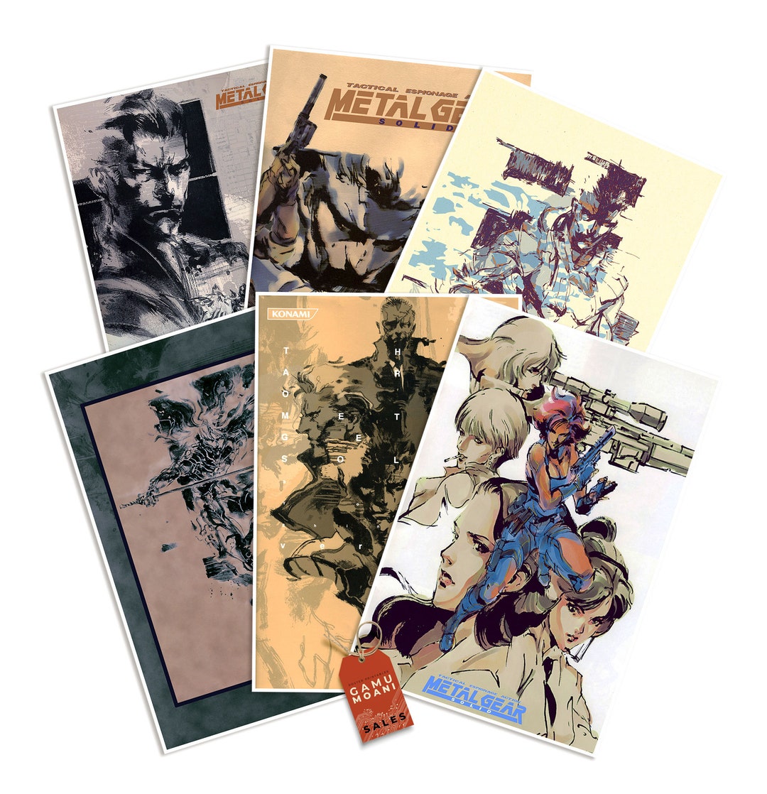 Metal Gear Solid, Metal Gear Solid Poster, Metal Gear Solid Poster Set ...