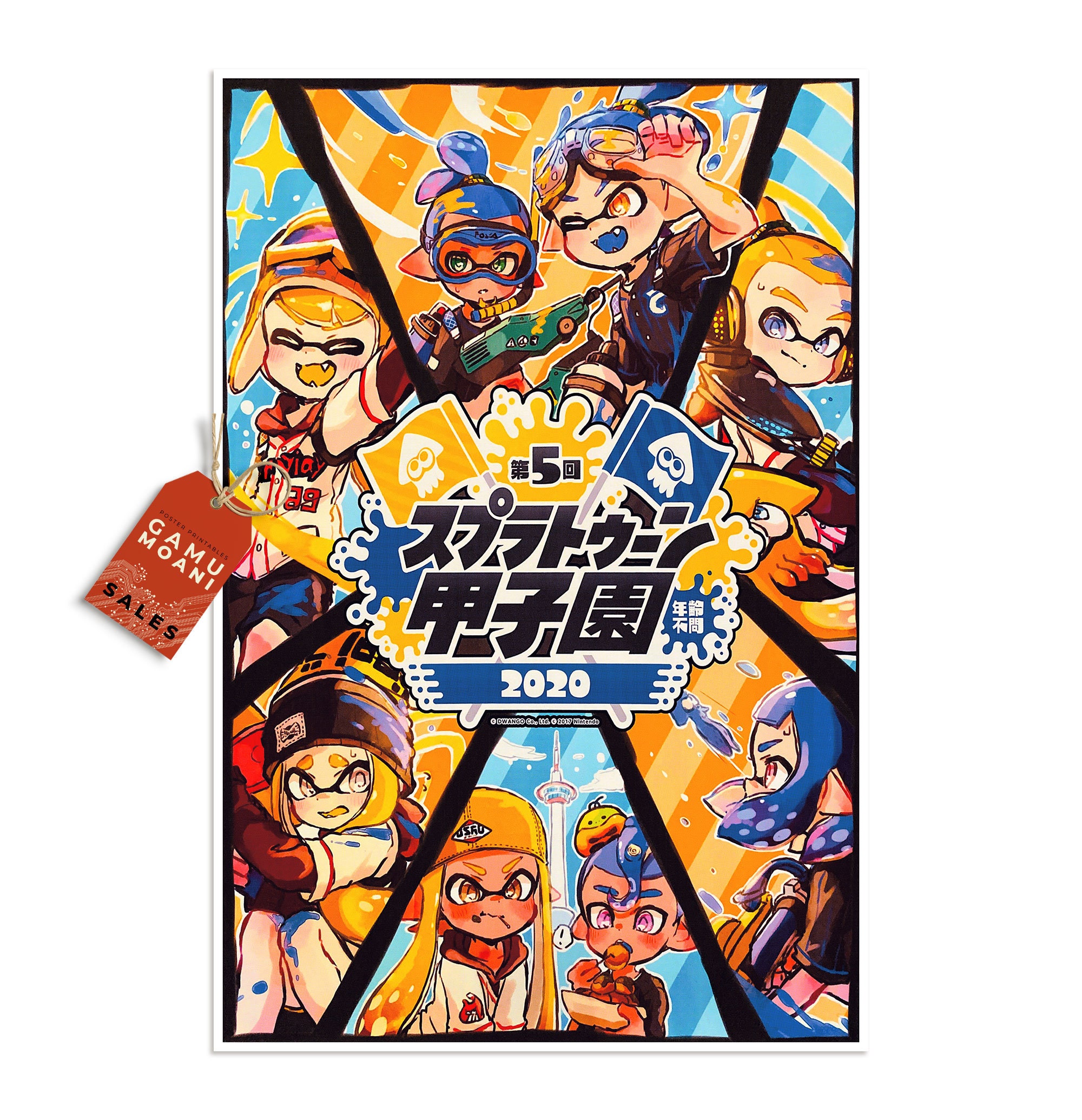 Splatoon Poster, Splatoon Splatfest Poster, Splatoon Poster Set of 3 ...