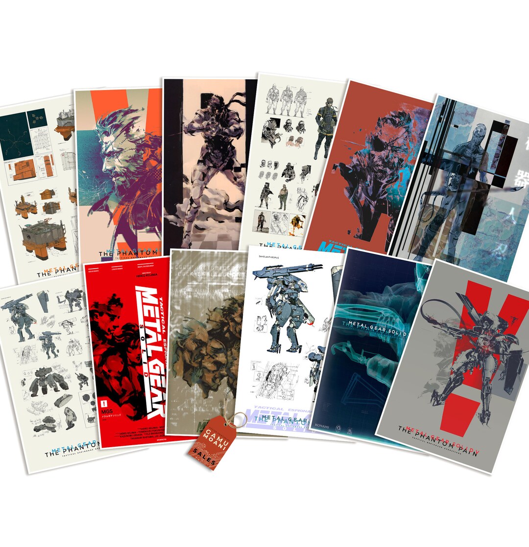 Metal Gear Solid, Metal Gear Solid Poster, Metal Gear Solid Poster Set ...
