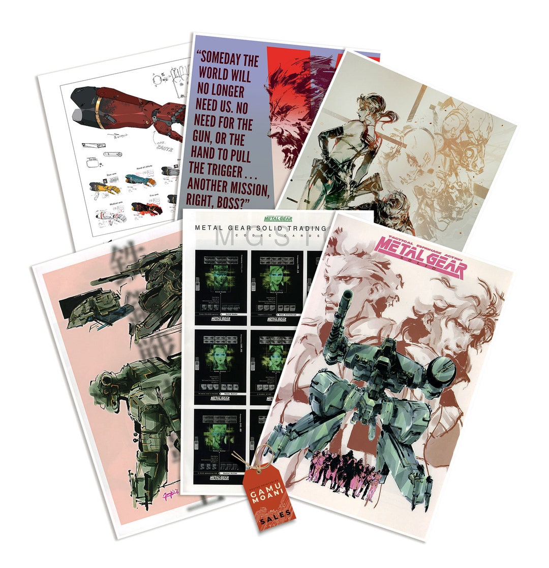 Metal Gear Solid, Metal Gear Solid Poster, Metal Gear Solid Poster Set ...