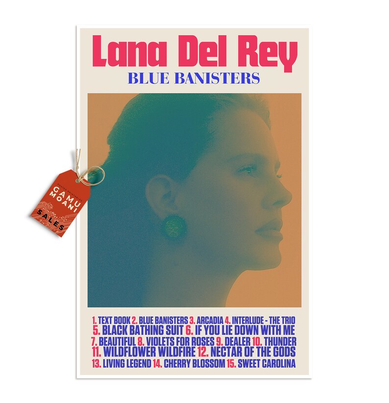Printable Lana Del Rey Posters Set Vintage Style Musician Art for ...