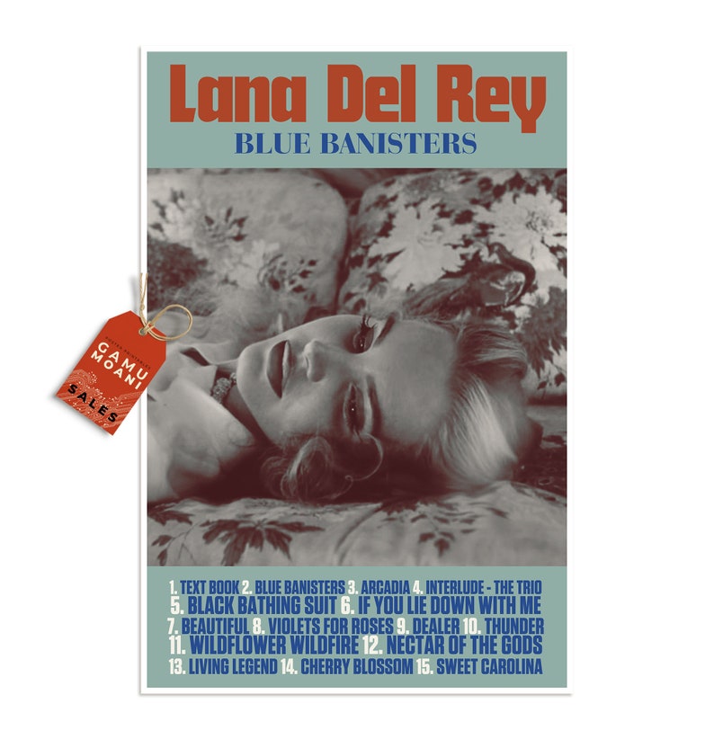 Printable Lana Del Rey Posters Set Vintage Style Musician Art for ...