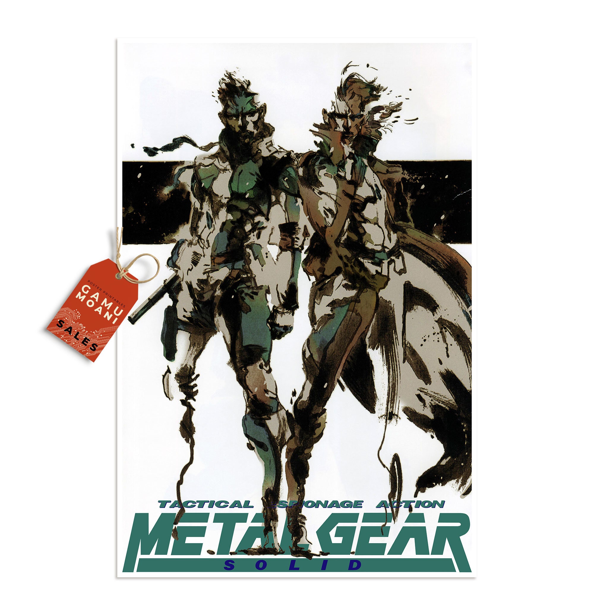 Metal Gear Solid, Metal Gear Solid Poster, Metal Gear Solid Poster Set ...