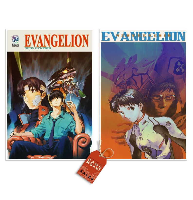 Evangelion Posters: Stunning Artwork of Eva Units Rei - Etsy