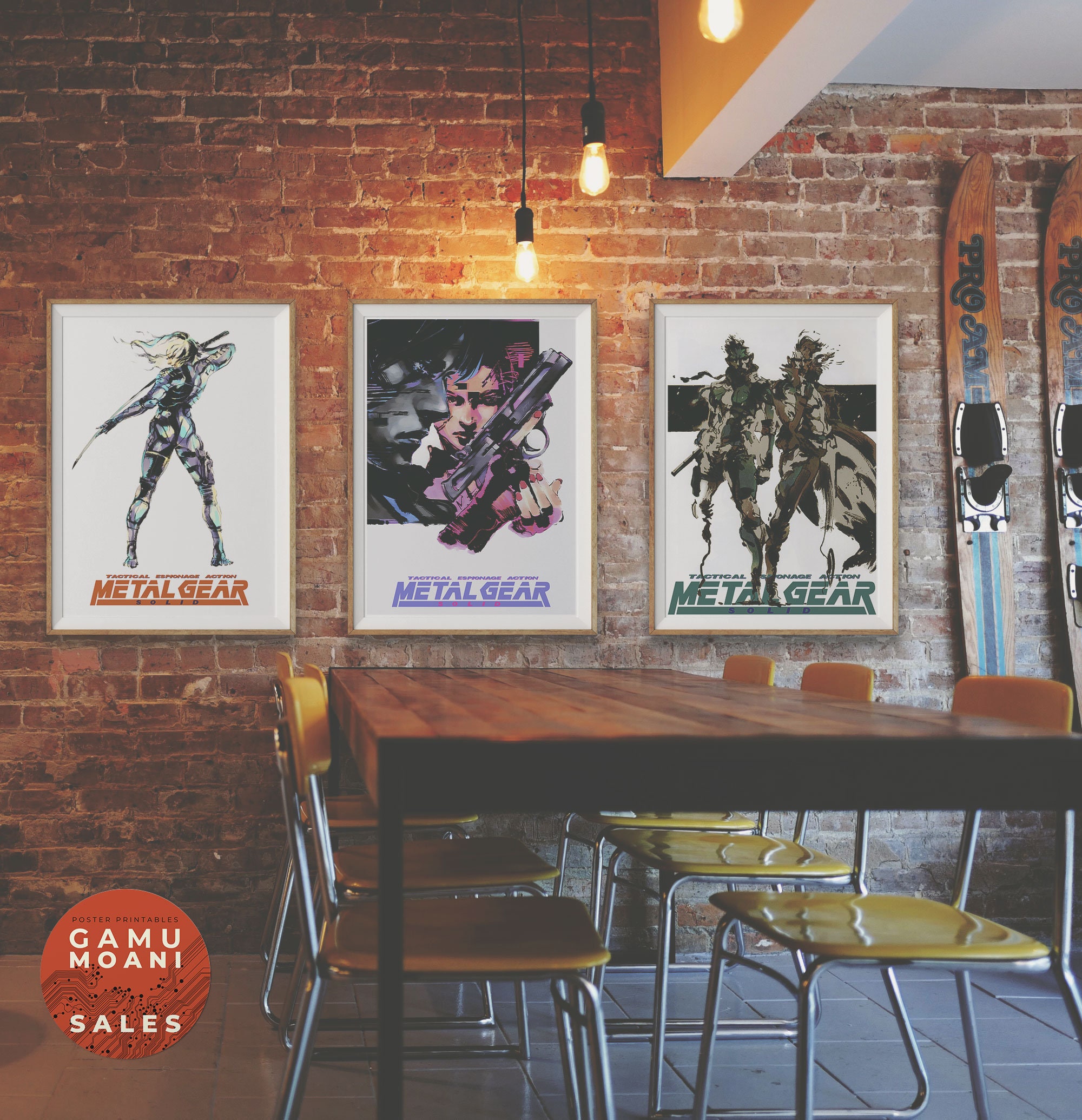 Metal Gear Solid, Metal Gear Solid Poster, Metal Gear Solid Poster Set ...
