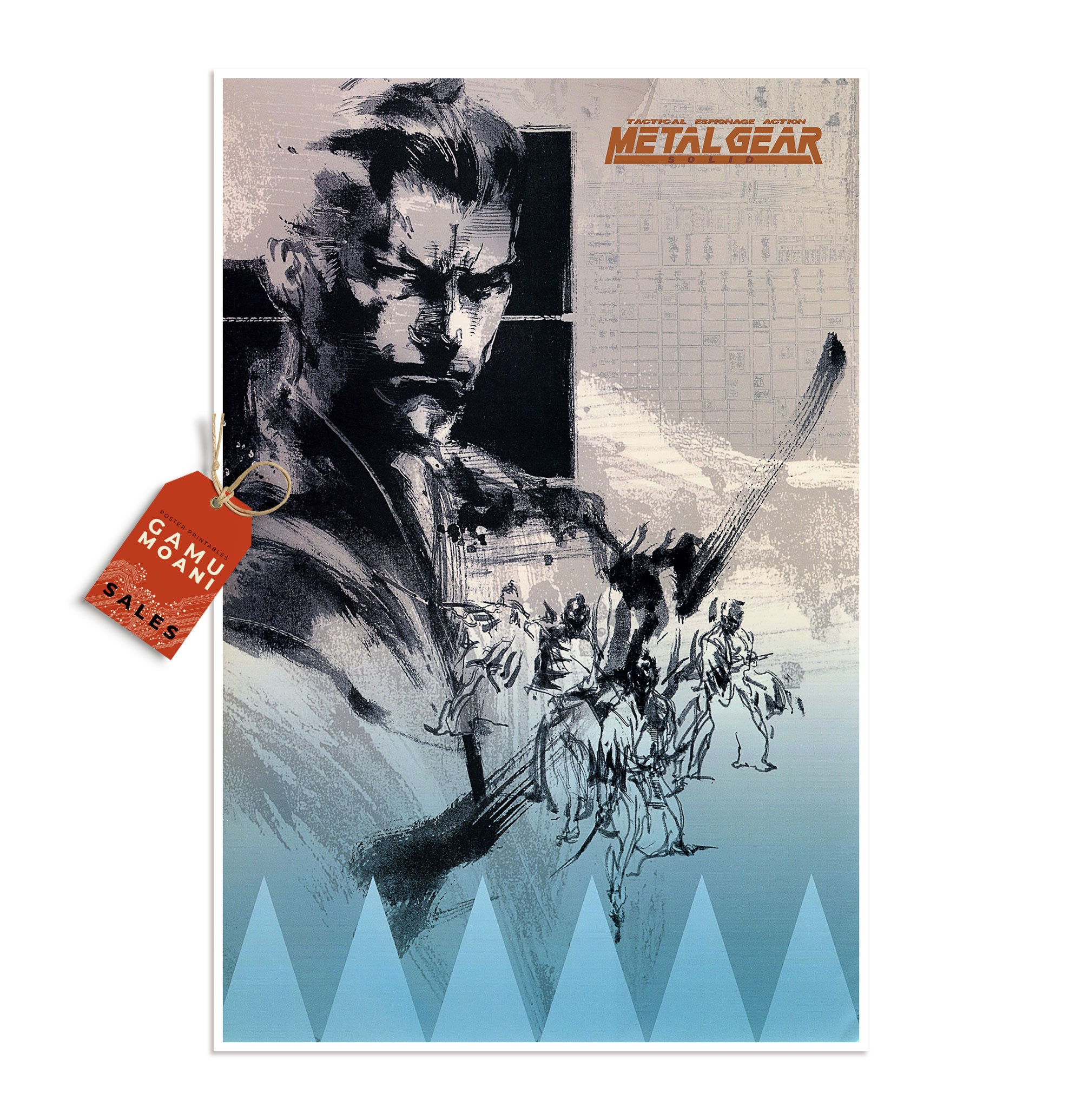 Metal Gear Solid, Metal Gear Solid Poster, Metal Gear Solid Poster Set ...