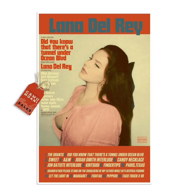 Printable Lana Del Rey Posters Set Vintage Style Musician Art for ...
