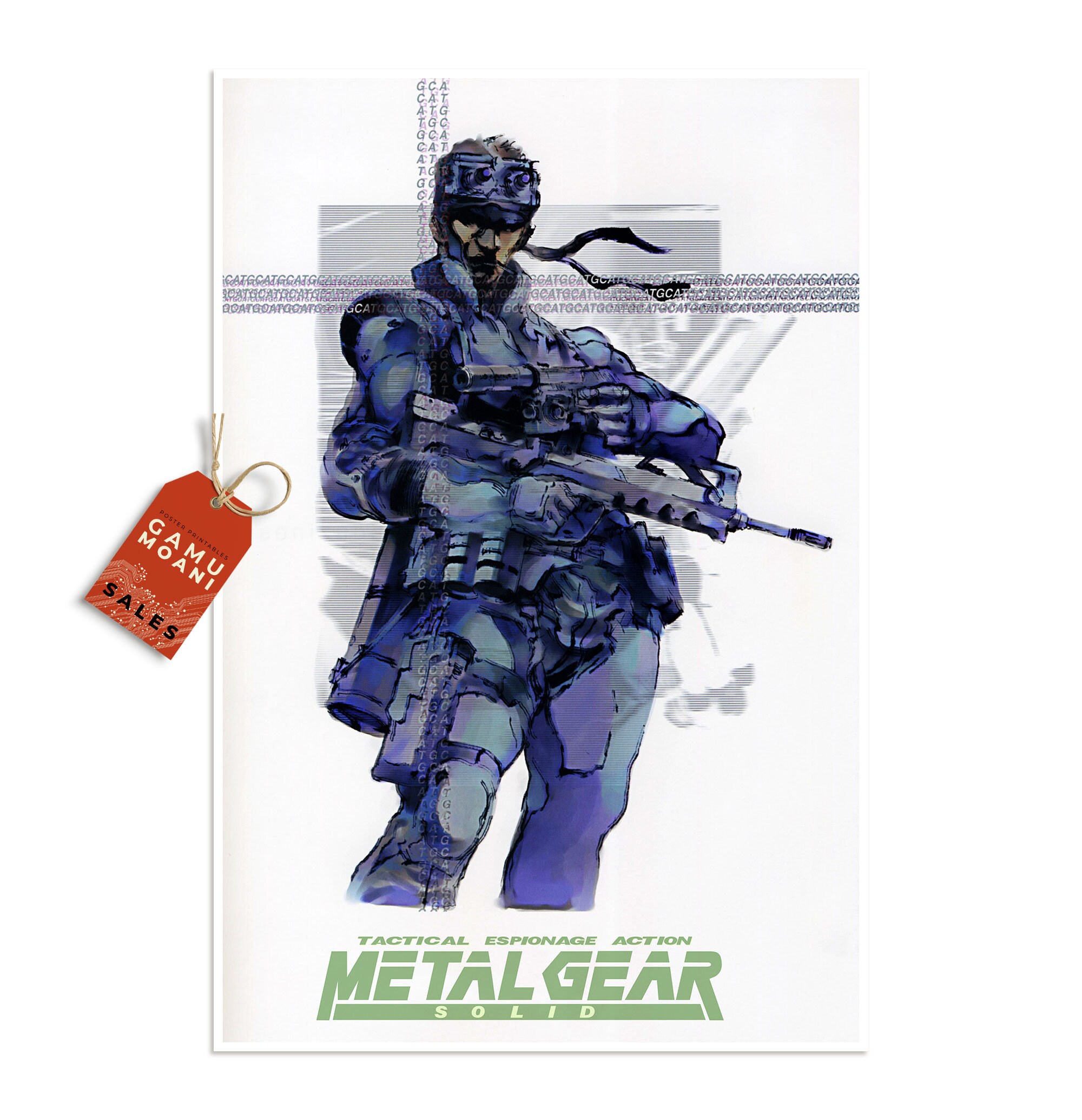 Metal Gear Solid, Metal Gear Solid Poster, Metal Gear Solid Poster Set ...