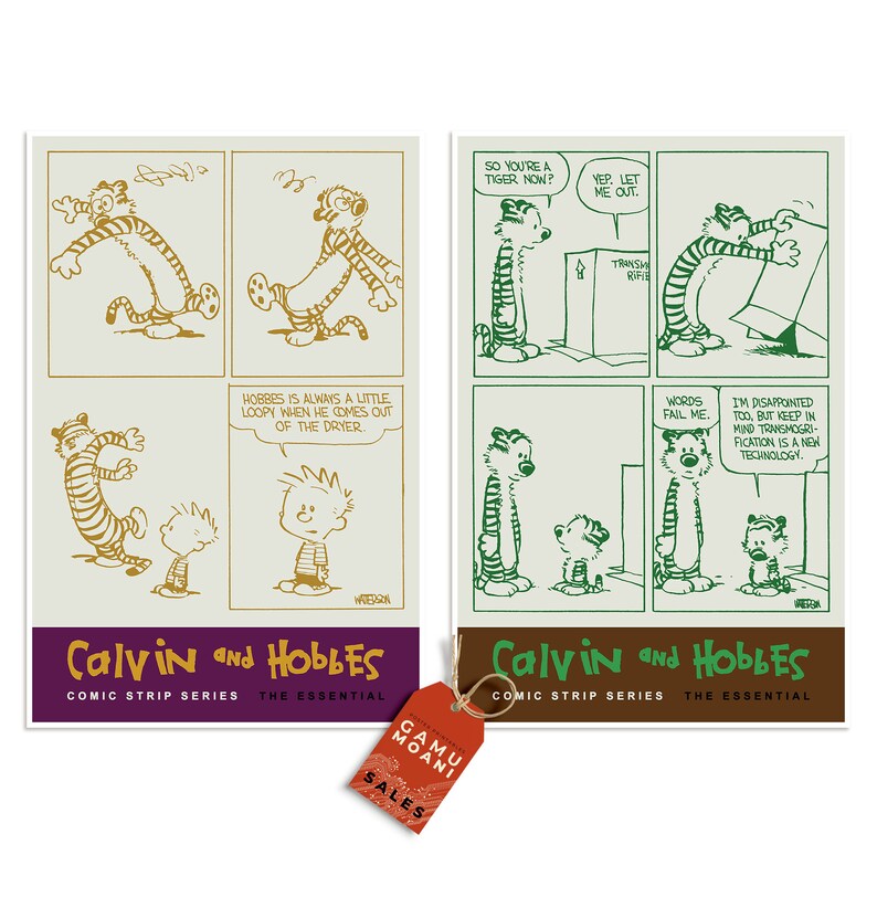 Calvin and Hobbes Art Print, Download Set of 12 Printable Posters - Etsy