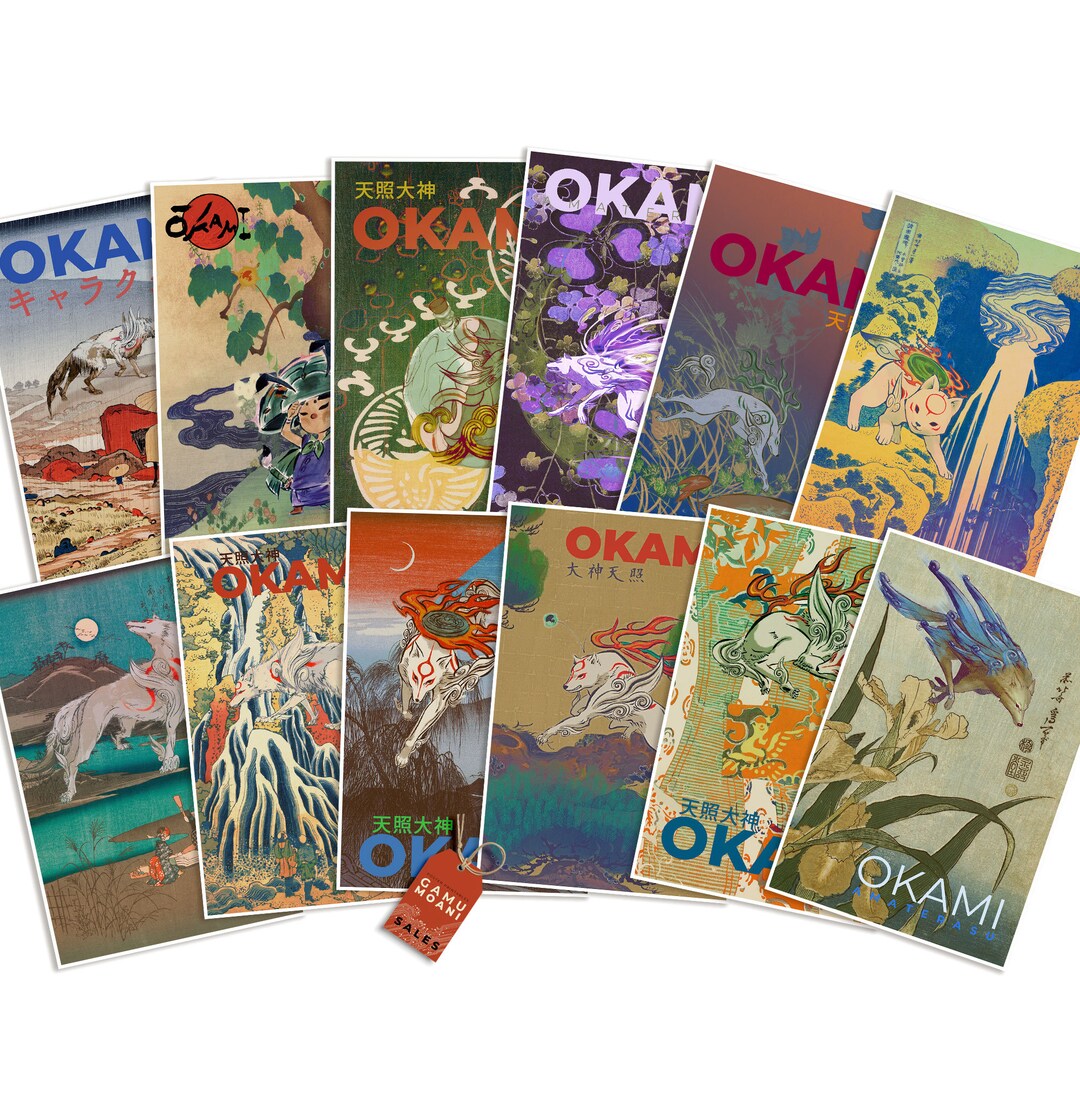 Okami Okami Poster Okami Poster Set of 12 Okami Printable - Etsy