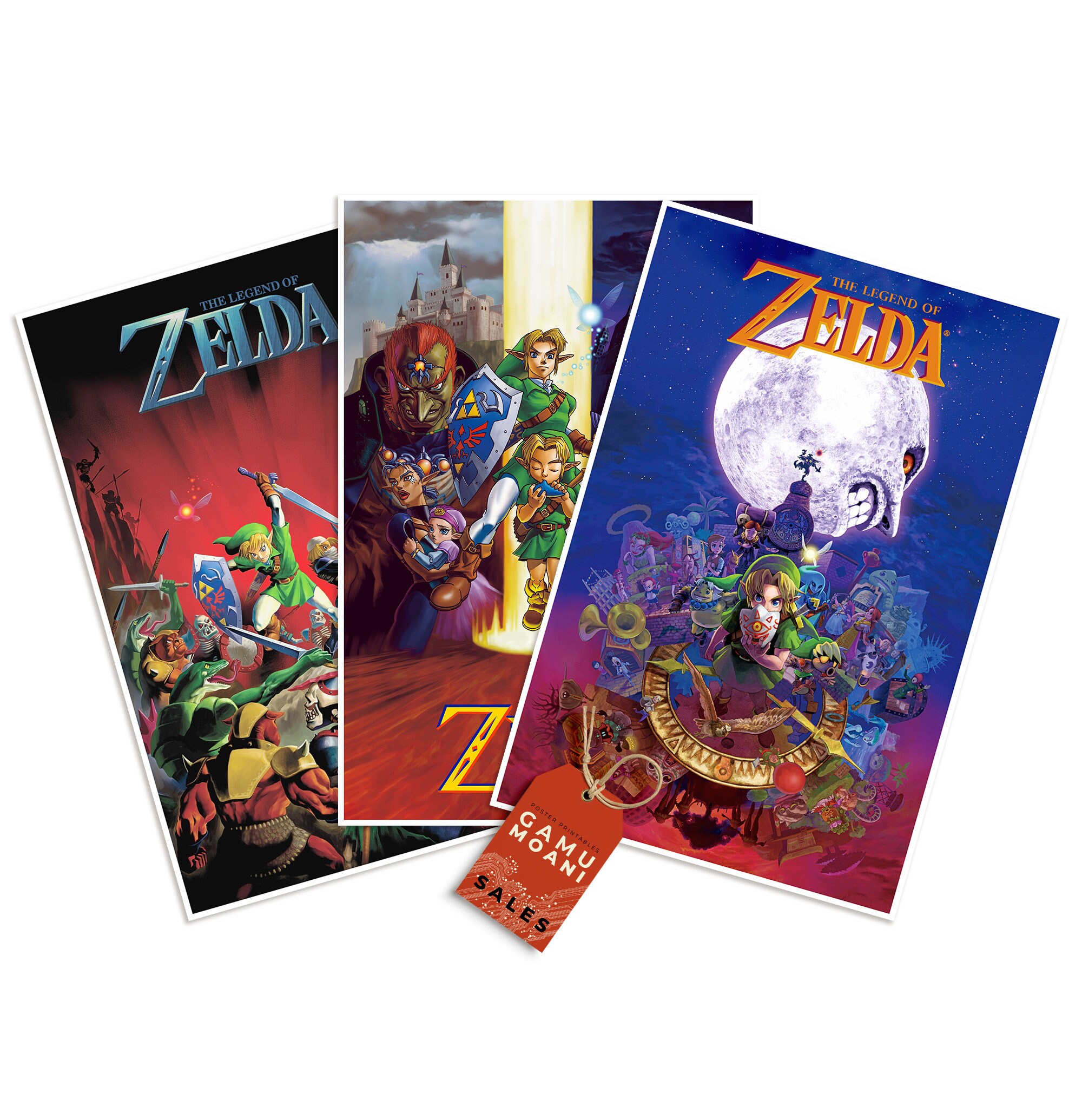 Zelda Poster, Legend of Zelda Poster, Legend of Zelda: Ocarina of Time ...
