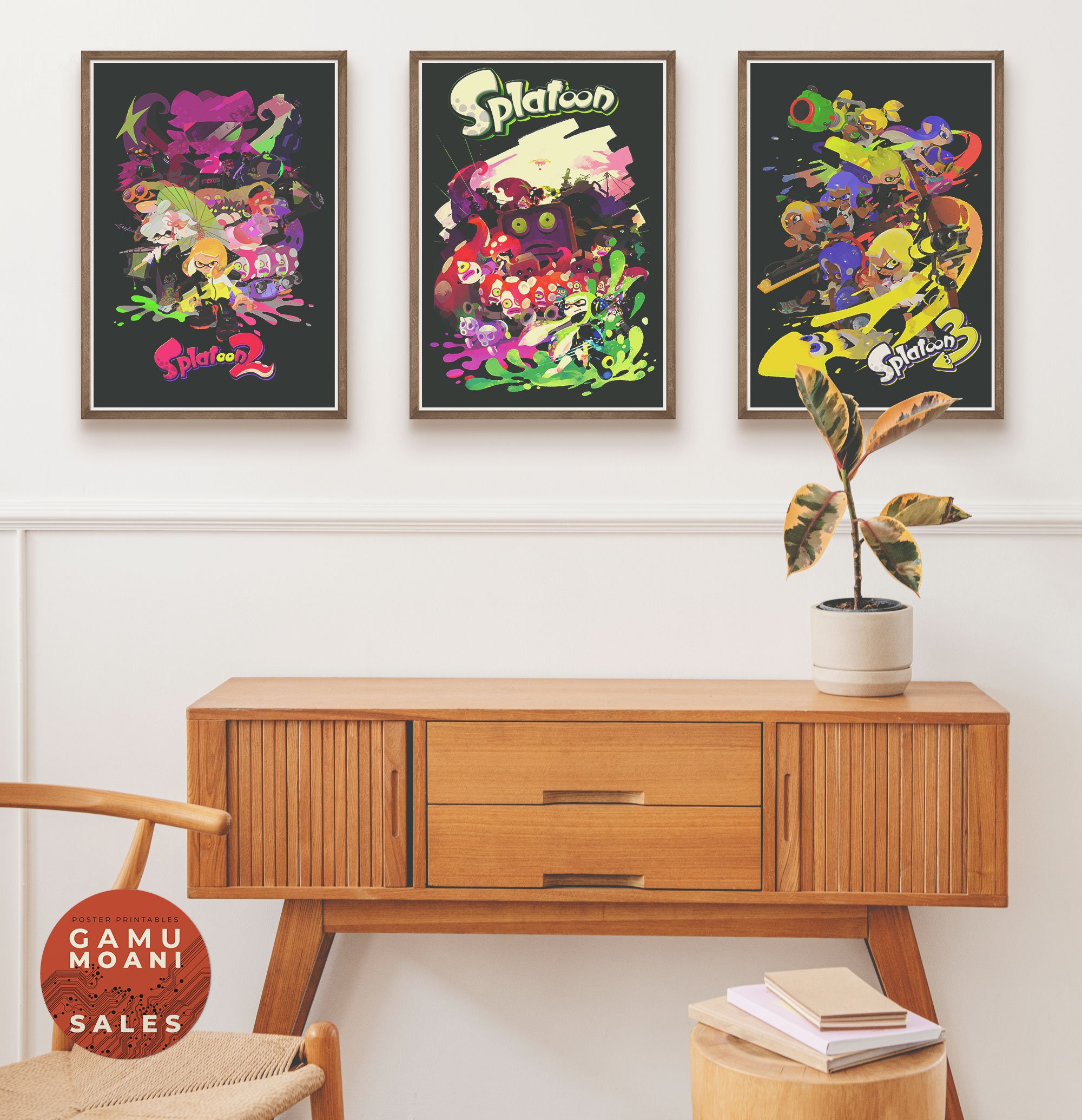 Splatoon Splatoon Poster Splatoon Poster Set of 3 Splatoon - Etsy UK