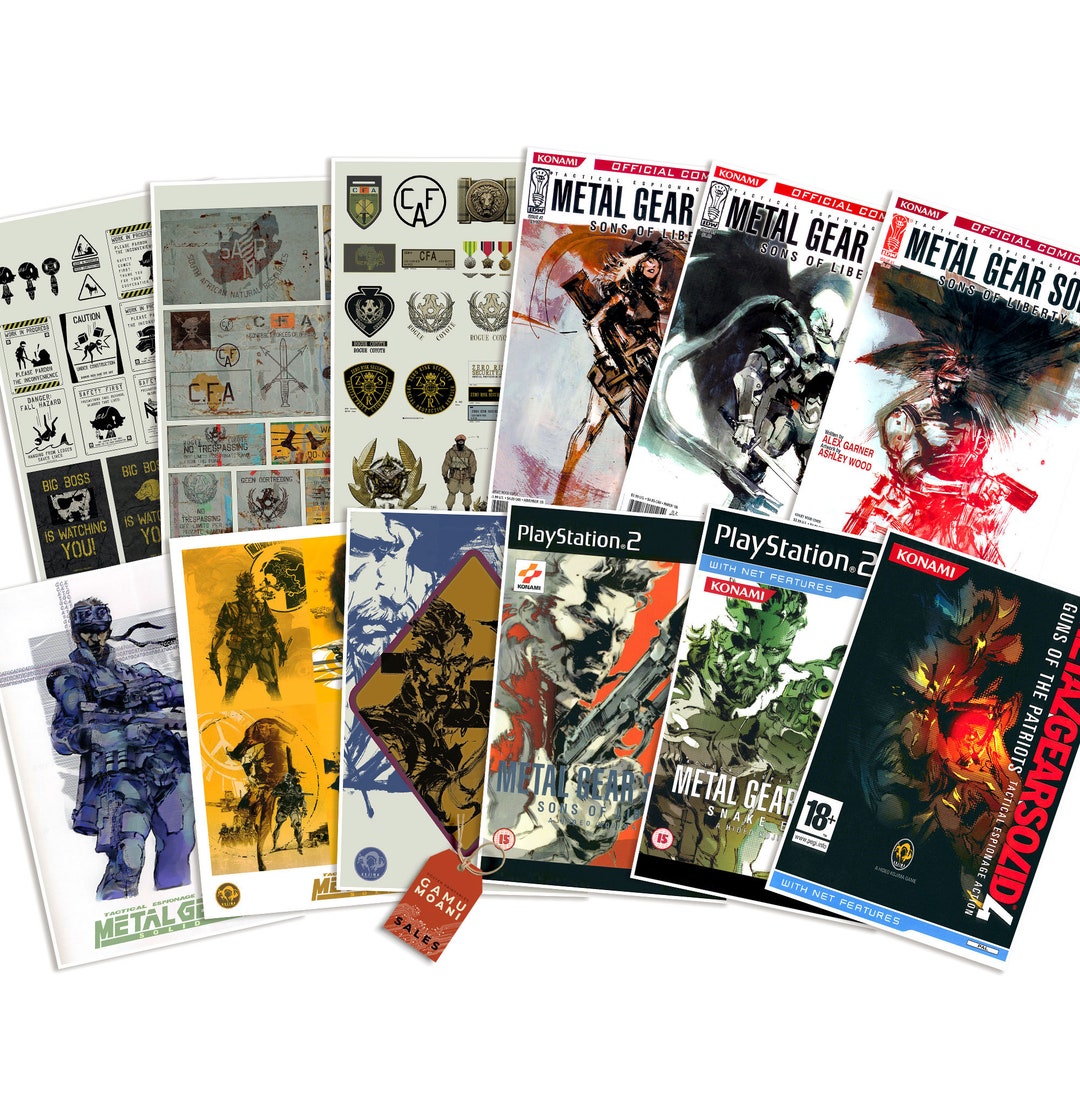 Metal Gear Solid Metal Gear Solid Poster Metal Gear Solid - Etsy