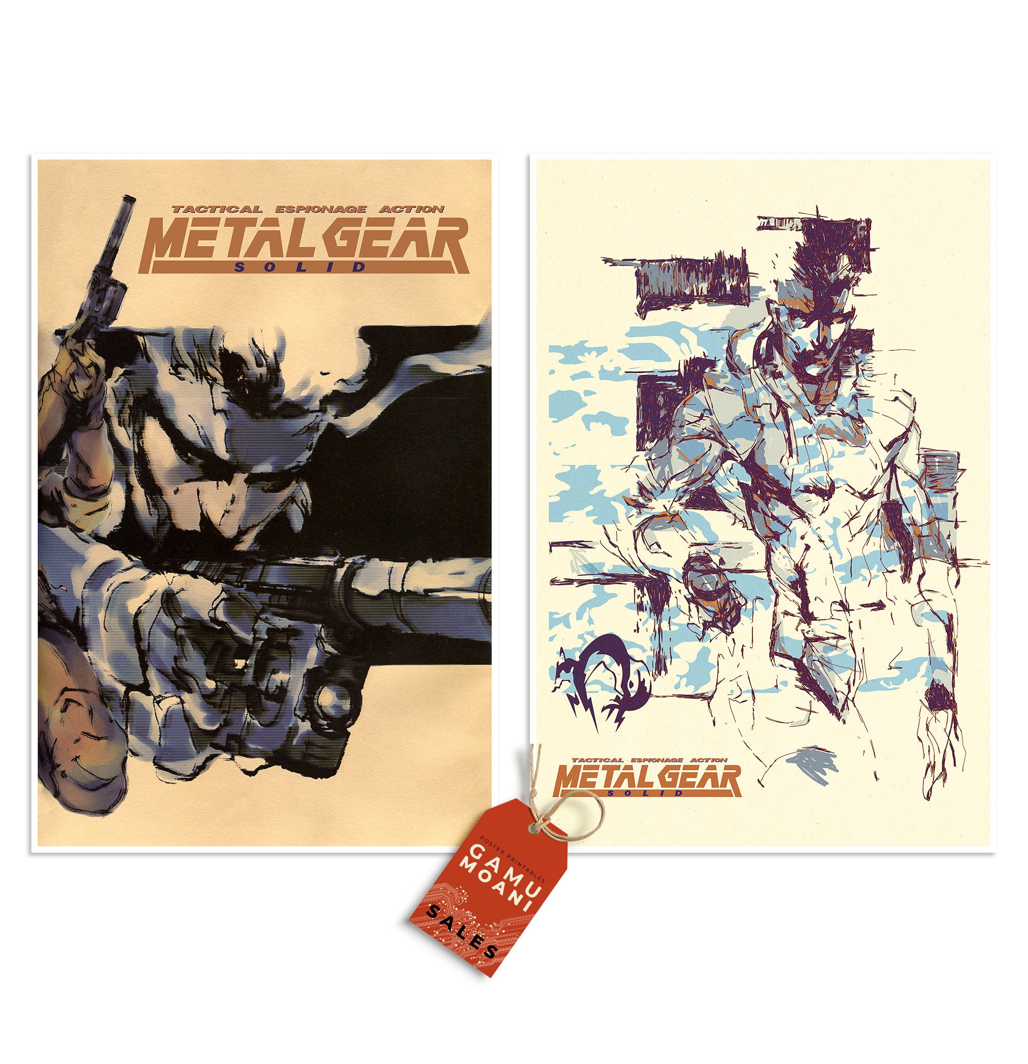 Metal Gear Solid Metal Gear Solid Poster Metal Gear Solid - Etsy