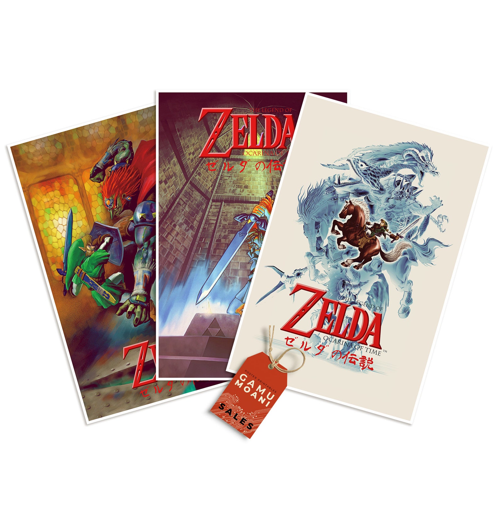 Zelda Poster, Legend of Zelda Poster, Legend of Zelda Ocarina of Time ...