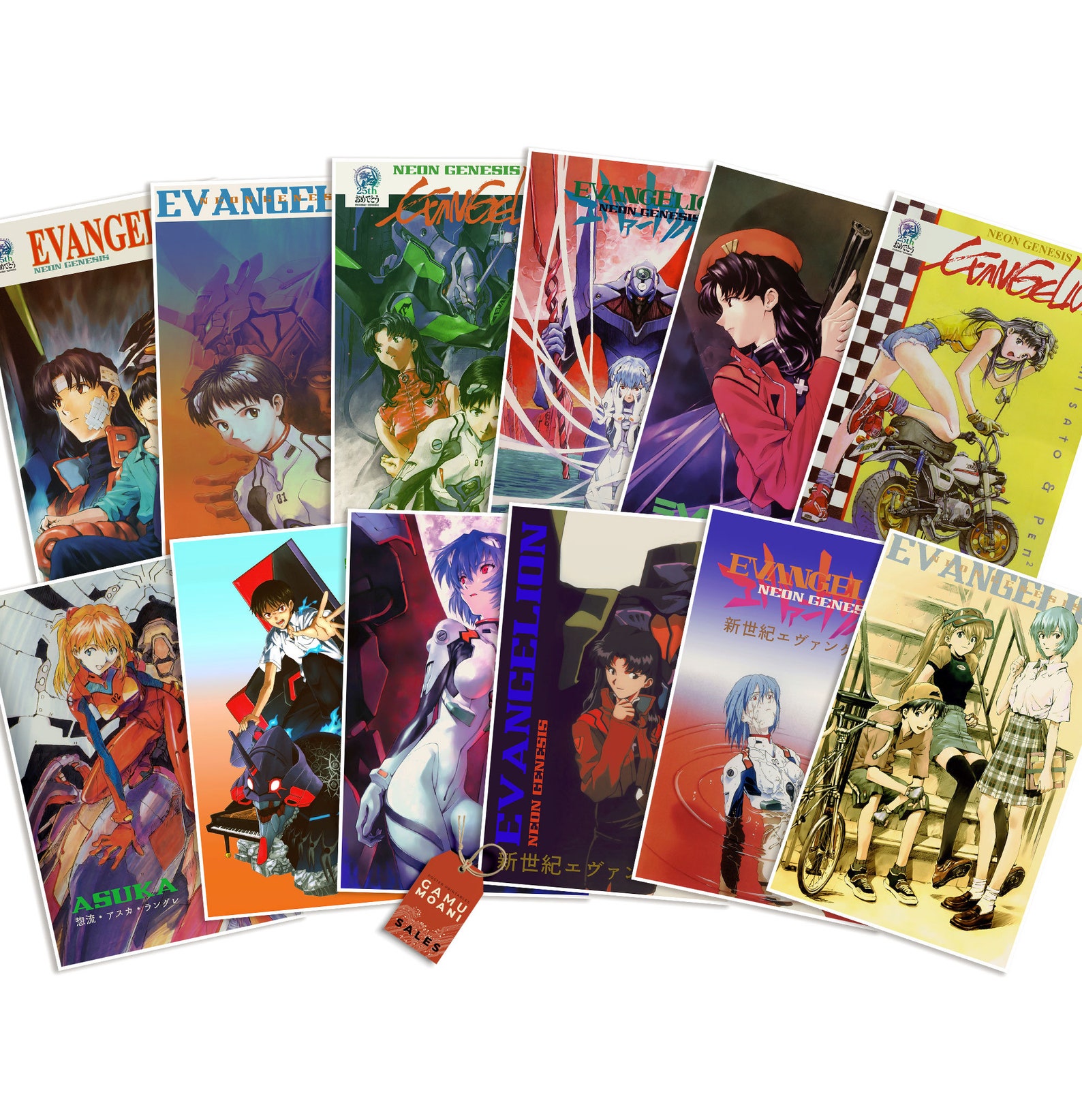 Evangelion Posters: Stunning Artwork of Eva Units, Rei Ayanami, Asuka ...