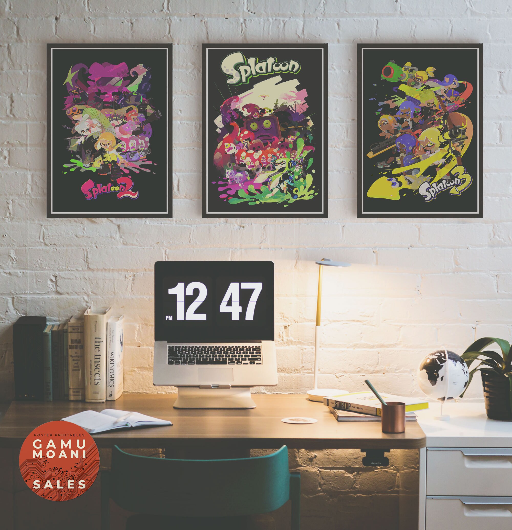 Splatoon Splatoon Poster Splatoon Poster Set of 3 Splatoon - Etsy UK
