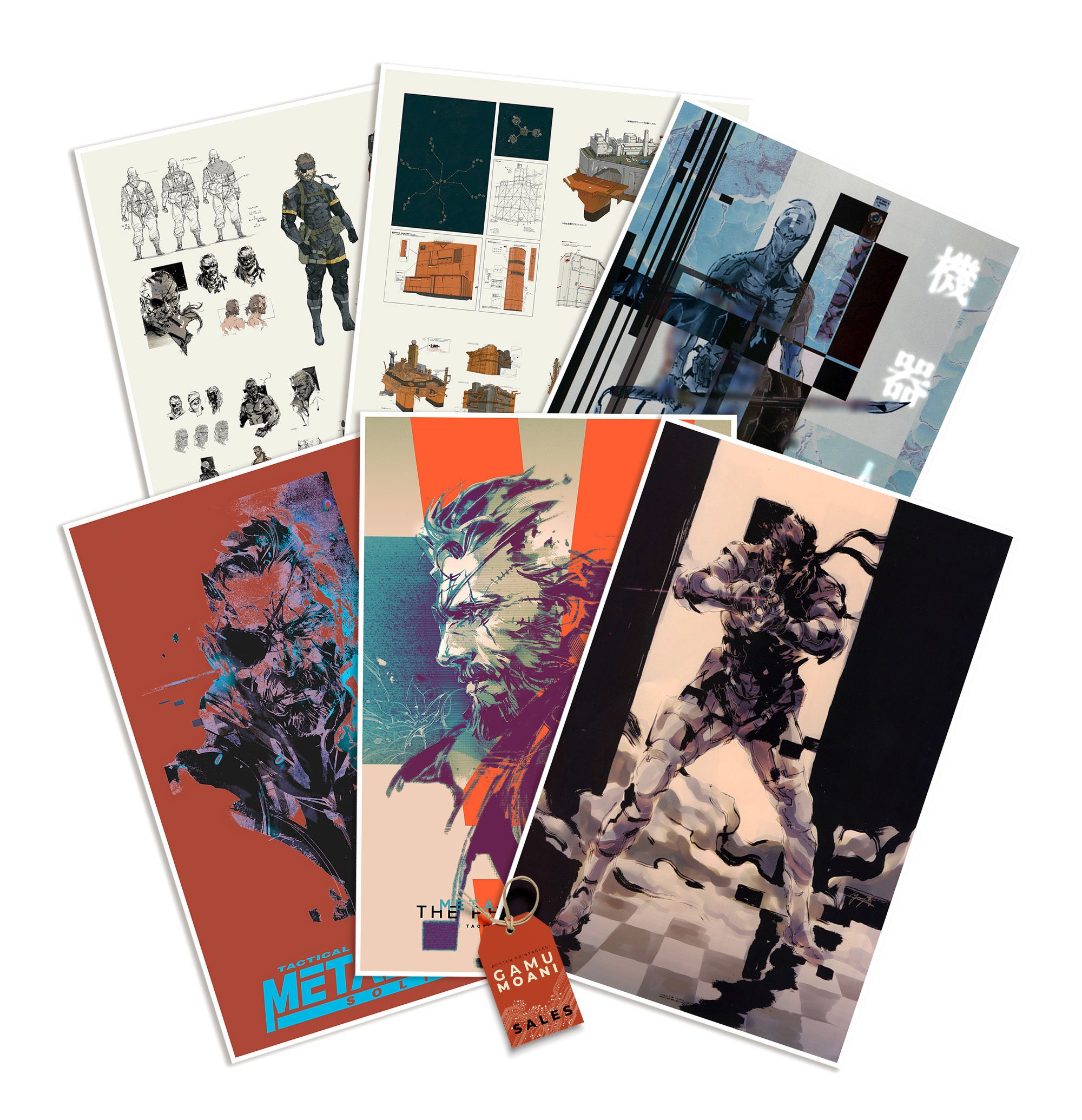 Metal Gear Solid, Metal Gear Solid Poster, Metal Gear Solid Poster Set ...