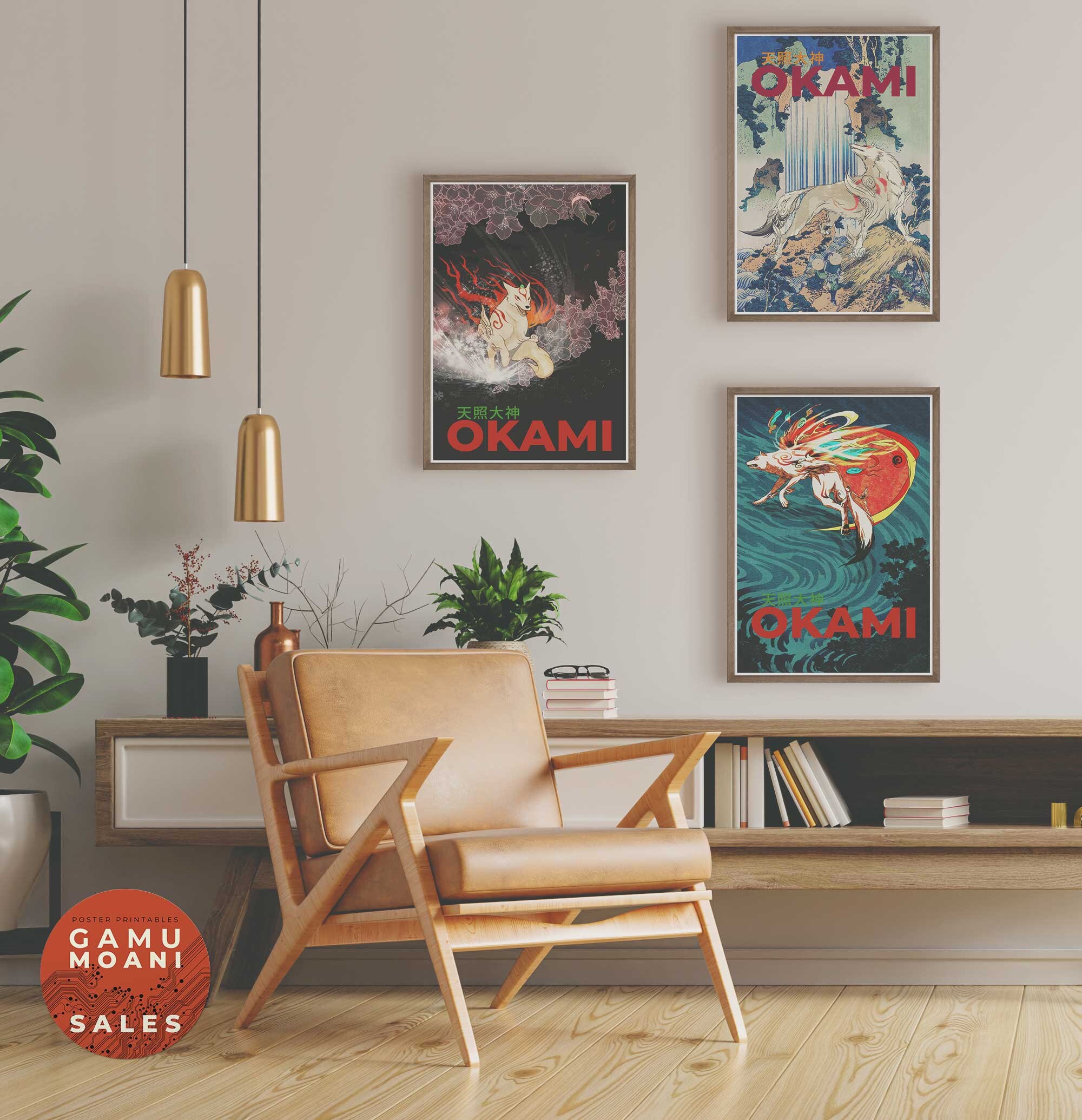 Okami Okami Poster Okami Poster Set of 3 Okami Printable - Etsy