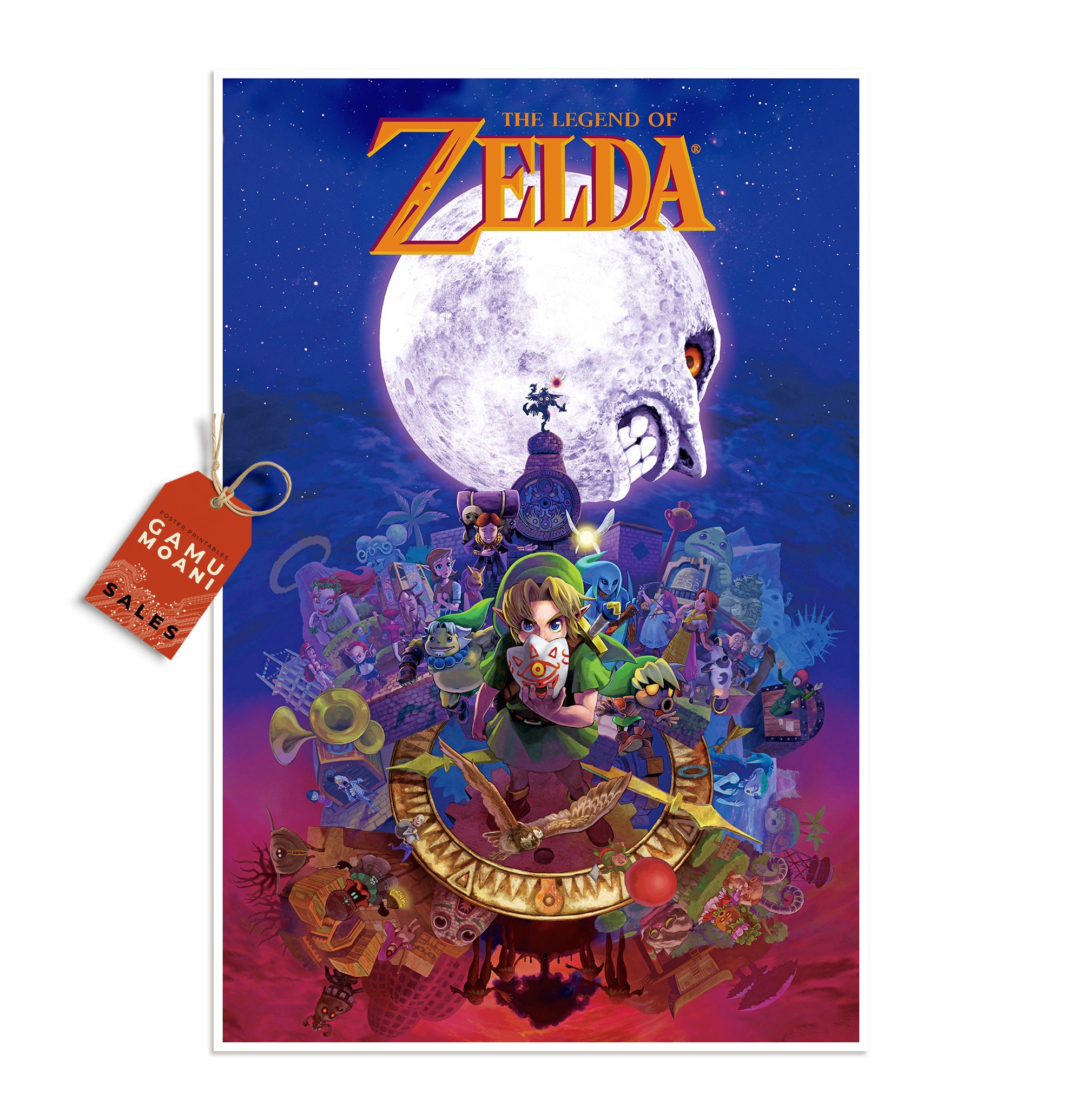 Zelda Poster, Legend of Zelda Poster, Legend of Zelda: Ocarina of Time ...