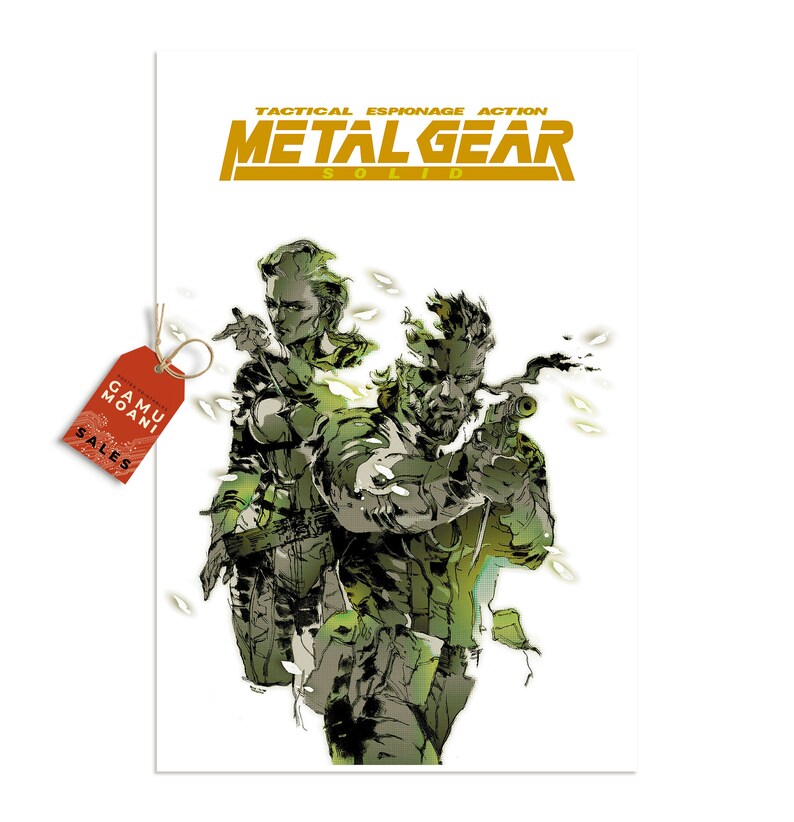 Metal Gear Solid Metal Gear Solid Poster Metal Gear Solid - Etsy
