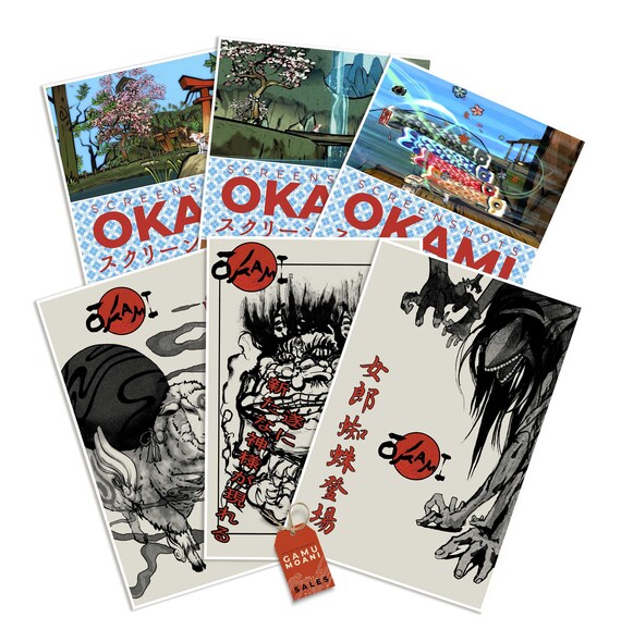 Okami Okami Poster Okami Poster Set of 6 Okami Printable - Etsy
