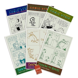 Calvin and Hobbes Art Print, Download Set of 6 Printable Posters - Etsy