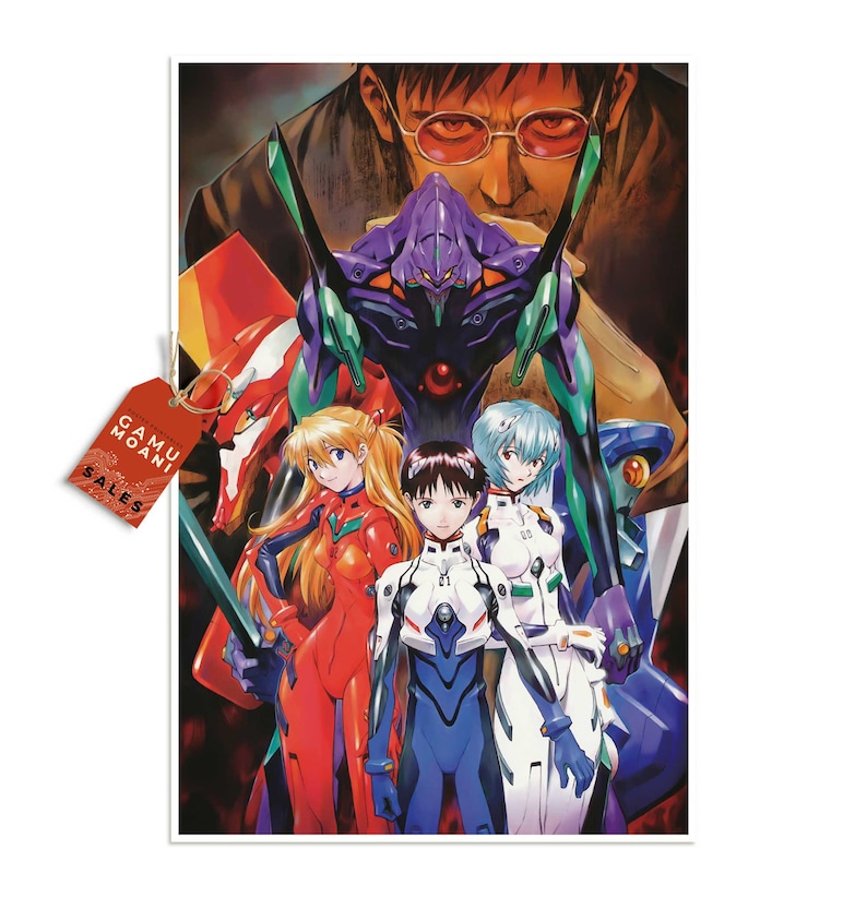 Evangelion Posters: Stunning Artwork of Eva Units, Rei Ayanami and ...