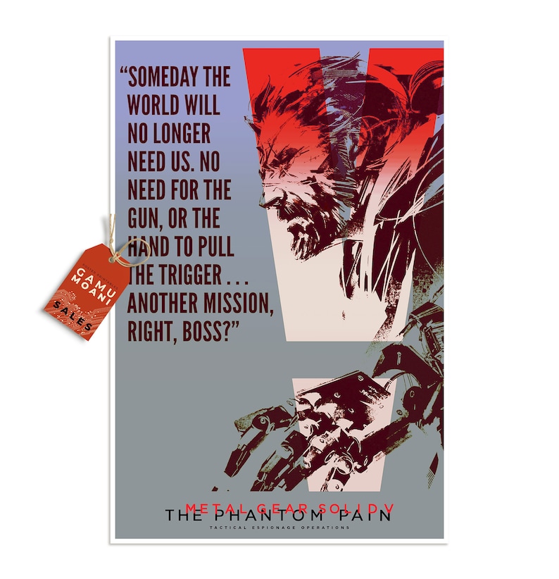 Metal Gear Solid Poster Metal Gear Art Print of 3 MGS - Etsy