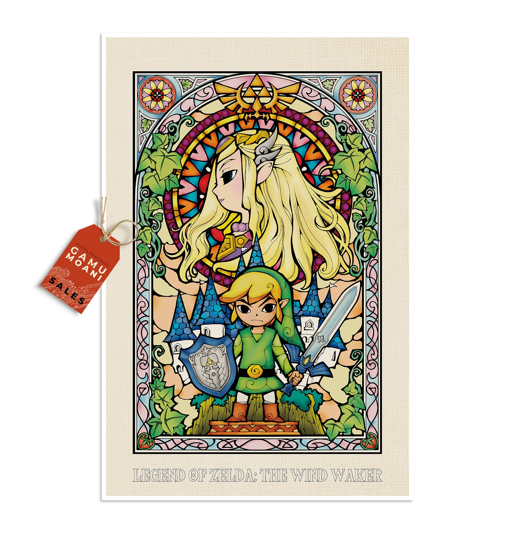 Zelda Poster, Legend of Zelda Poster, Legend of Zelda: the Wind Waker ...