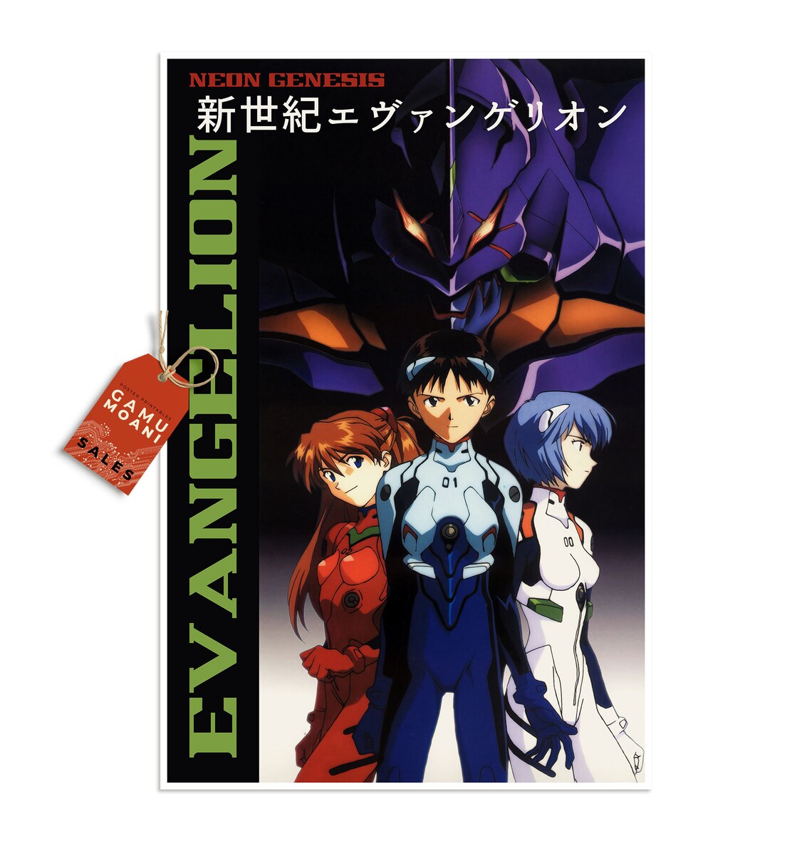 Evangelion Posters: Stunning Artwork of Eva Units, Rei Ayanami and ...