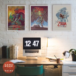Zelda Poster, Legend of Zelda Poster, Legend of Zelda Ocarina of Time ...
