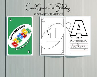 Uno Coloring Book - Etsy