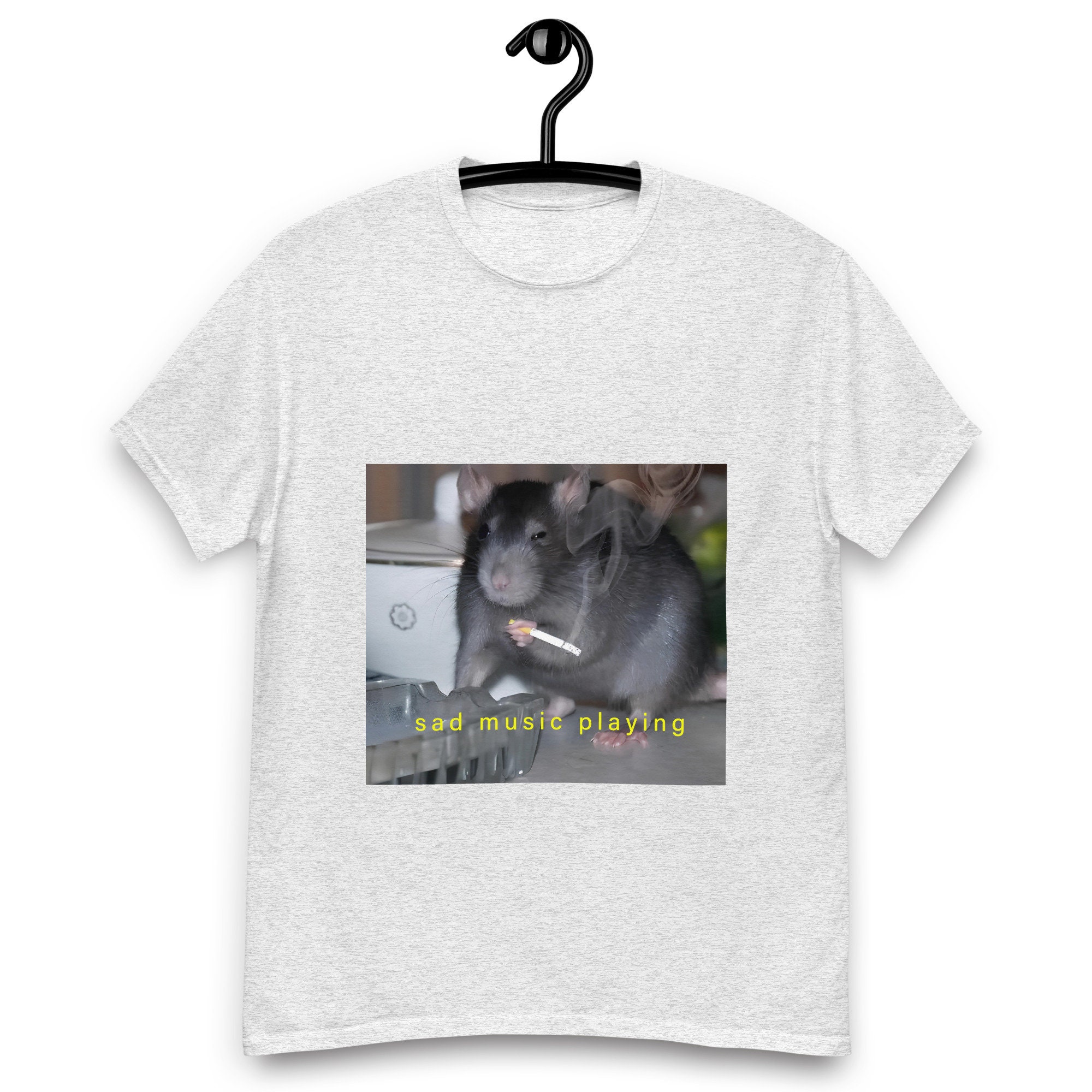Sad Rat Smoking Ultimate Rat Meme T-shirt: Sad Music Edition - Etsy