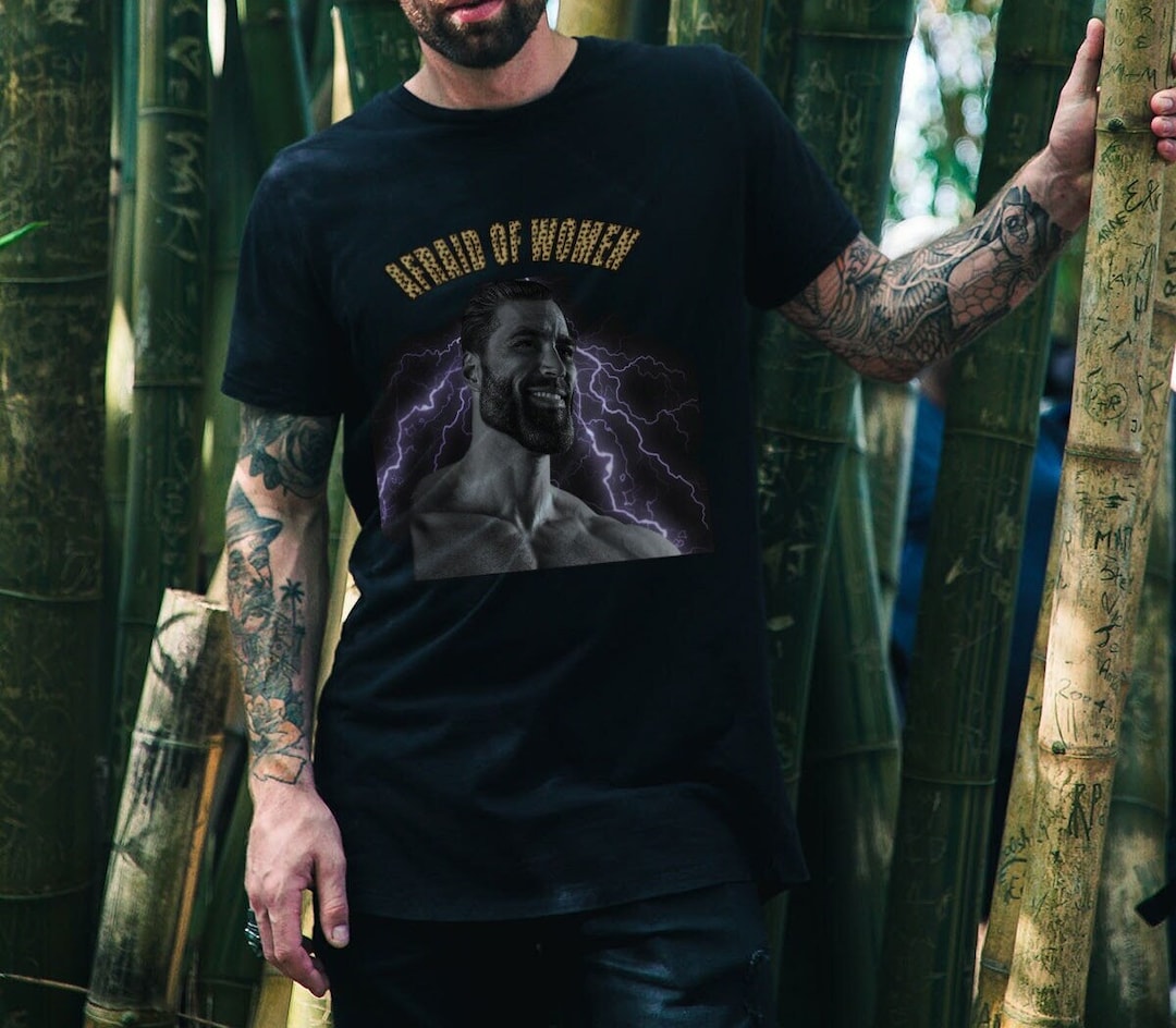 GIGA CHAD Meme Afraid of Women gigachad Meme Mastery - Etsy Australia