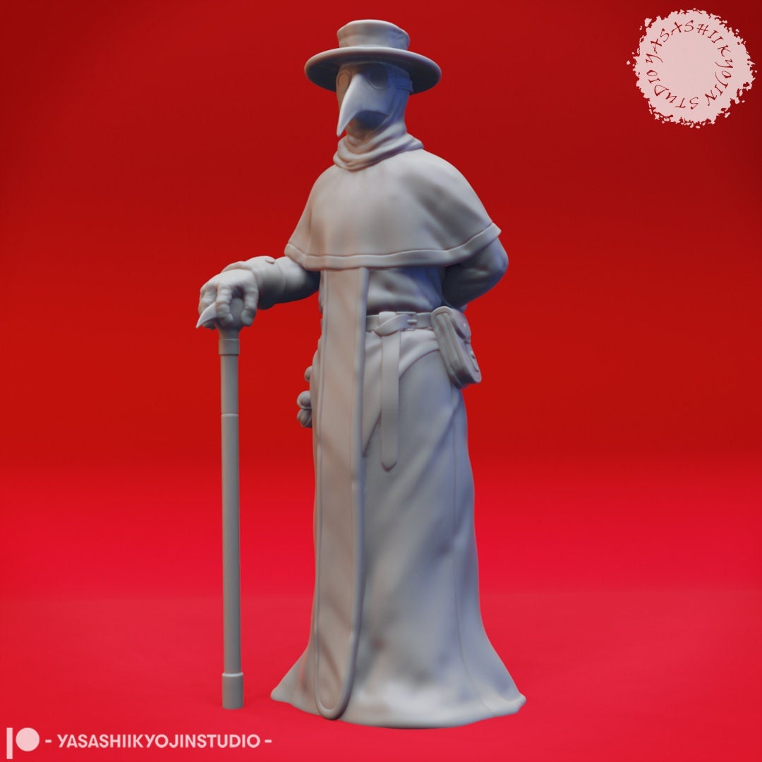 Plague Doctor Dnd Wargames Gloomhaven Resin Miniature ~ RPG Mini.escala ...