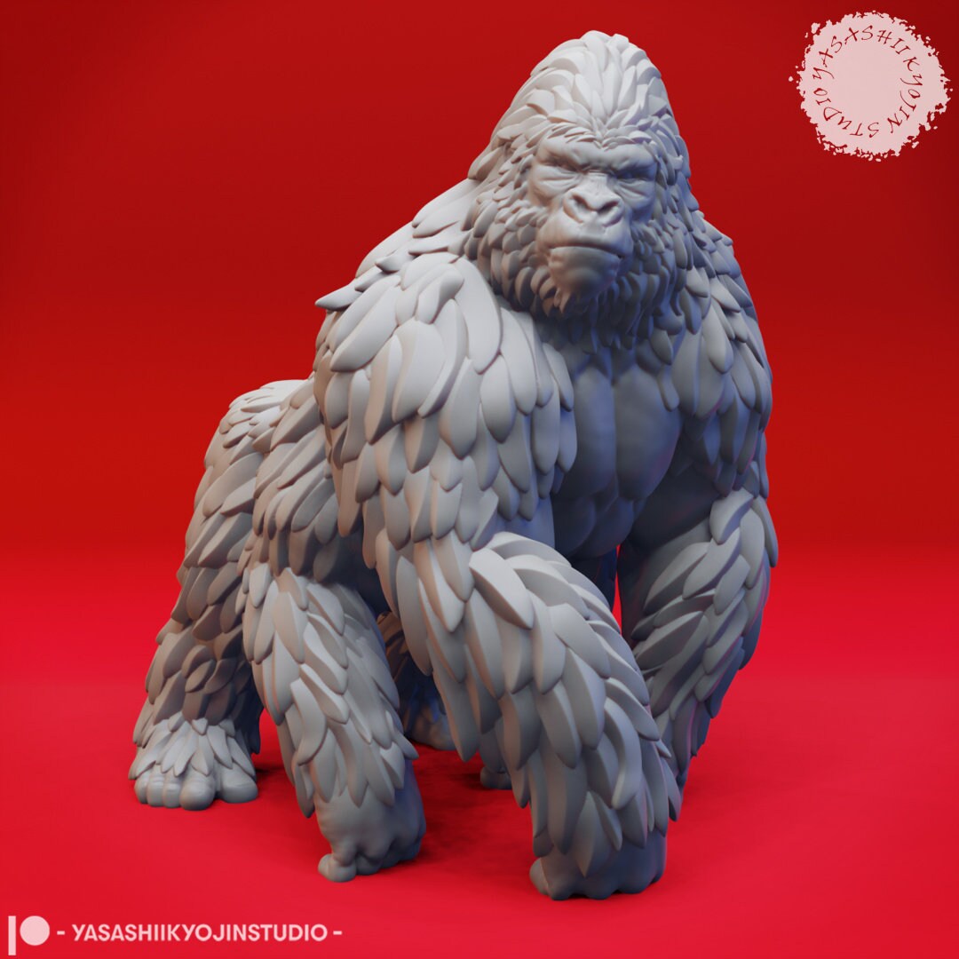 Girallon Gorilla Monster Dnd Resin Miniature ~ RPG Mini.escala 32mm ...