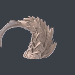 Leviathan Sea Monster Dnd Miniature ~ RPG Mini Without Base. Escala ...