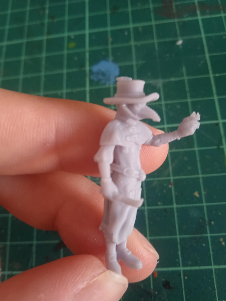 Plague Doctor Dnd Wargames Gloomhaven Resin Miniature RPG Mini.escala ...