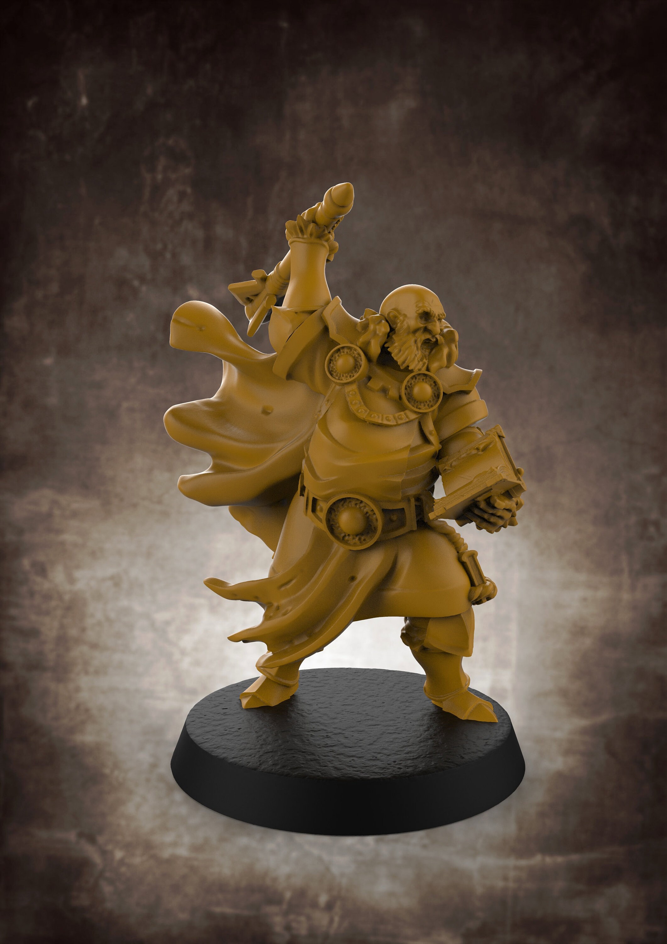 Battle Cleric Resin Miniature RPG Mini.escala 32mm - Etsy