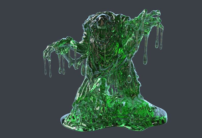 Slime Golem Dnd Monster Resin Miniature RPG Mini.escala 32mm - Etsy