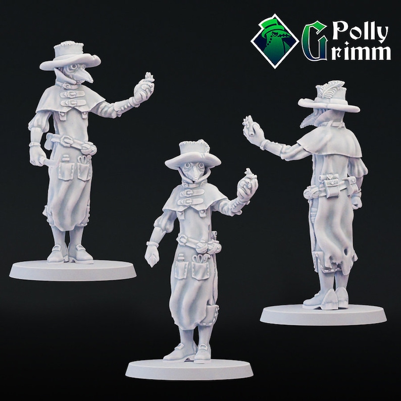 Plague Doctor Dnd Wargames Gloomhaven Resin Miniature RPG Mini.escala ...
